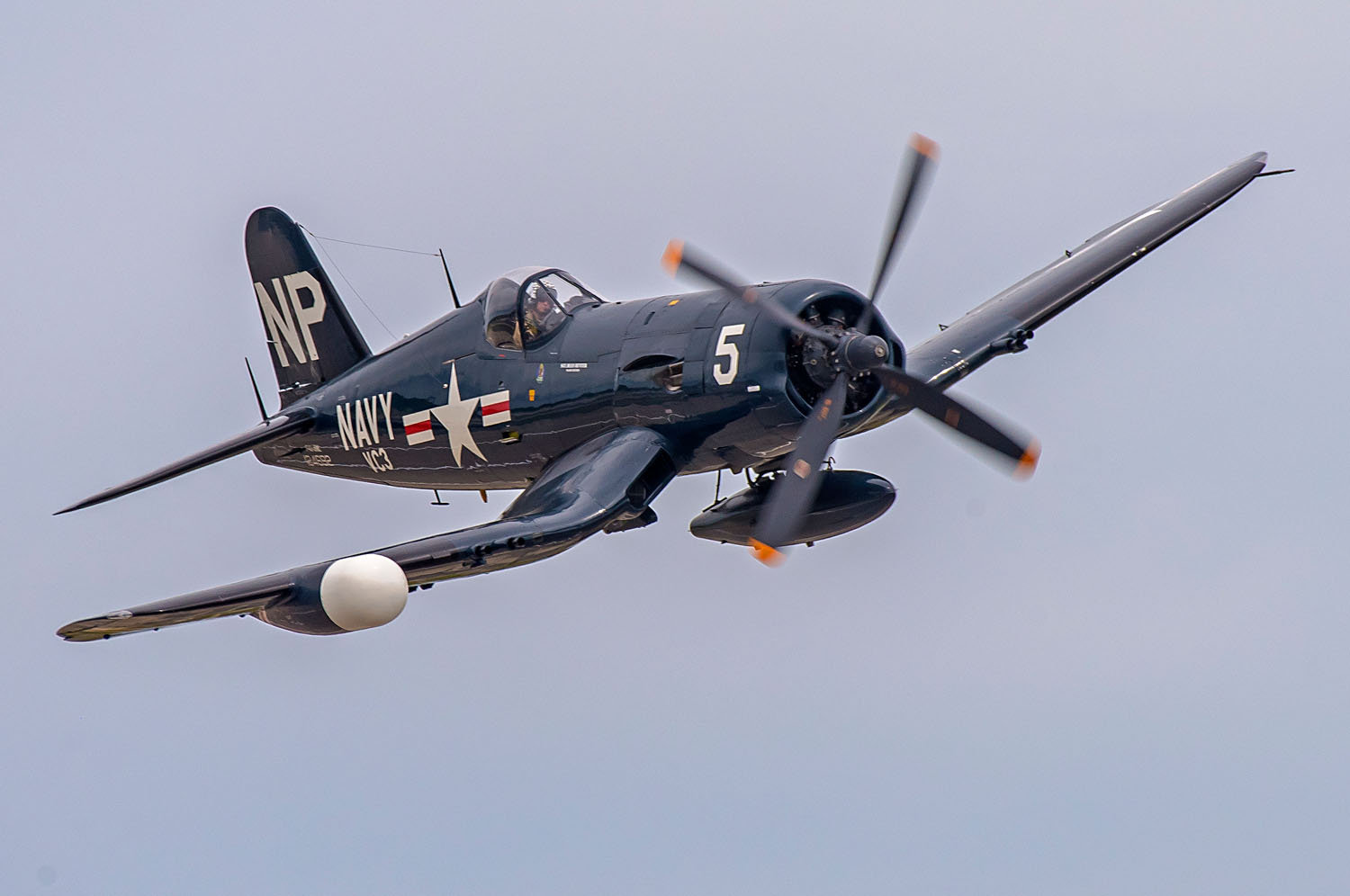 Williston Forge F-44 Military Airplane In Flight On Canvas Print ...