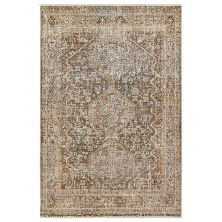 Clemente Tan/Taupe Rug & Reviews | Birch Lane