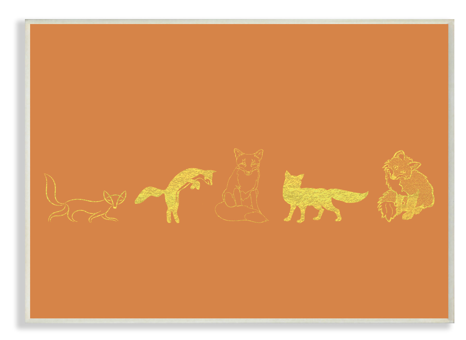 Zoomie Kids 'Fox' Framed Graphic Art Print | Wayfair