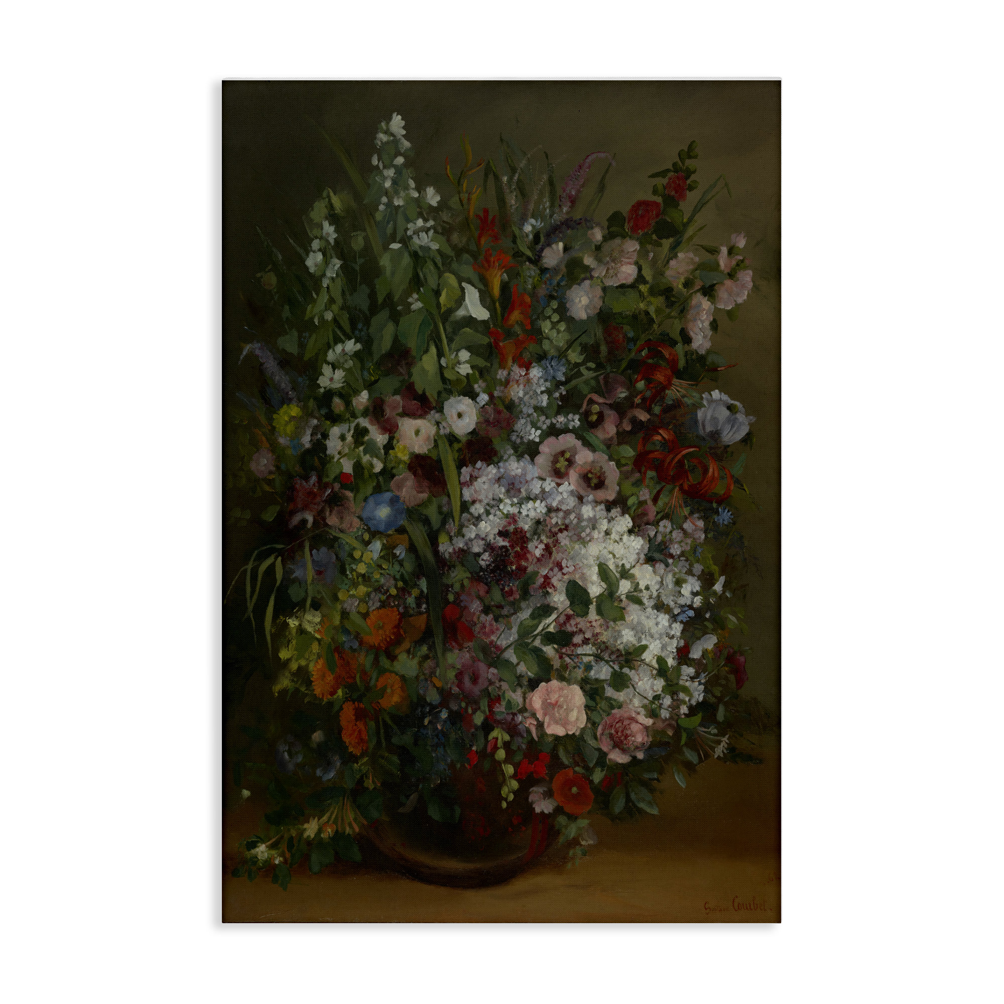 Winston Porter Classical Bouquet of Flowers Canvas Wall Art by ...