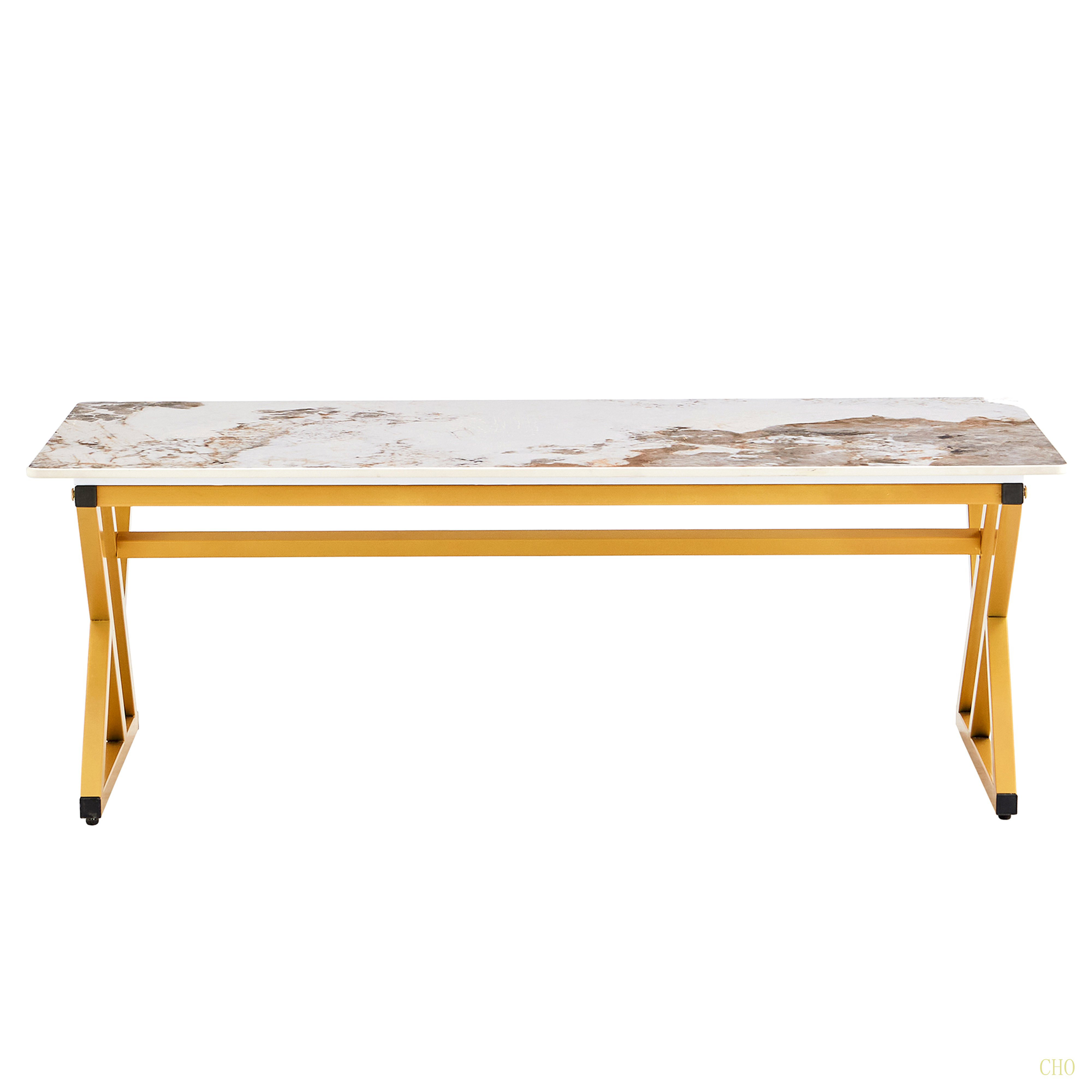 Mercer41 A Coffee Table Is Made Of Rock Slab Material, With A And ...