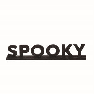 The Holiday Aisle® Wood Glitter Spooky Block Decor | AllModern
