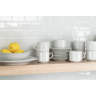 Ten Strawberry Street Simply Square 45 Piece Dinnerware Set, Service ...
