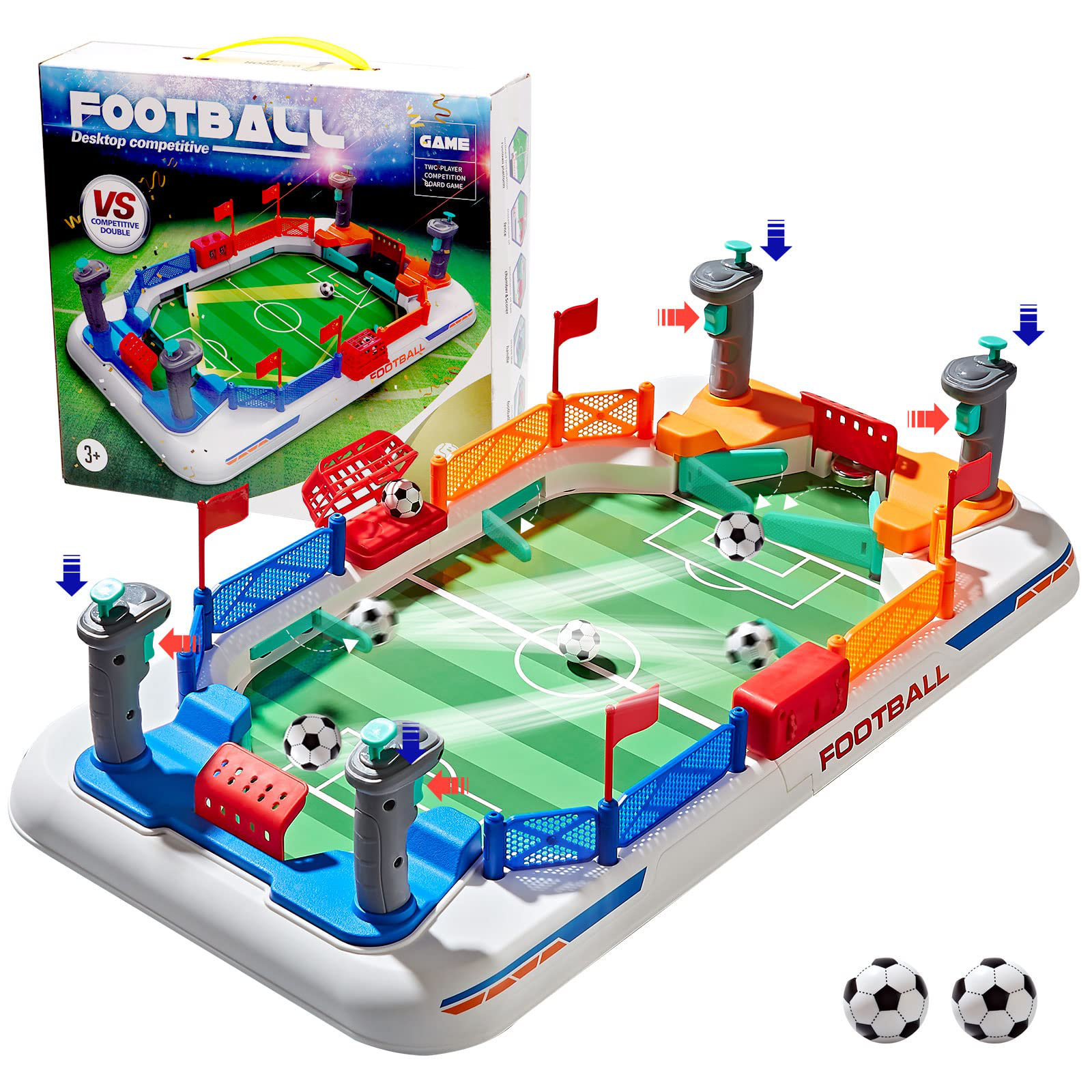 Phantoscope New Tabletop Football Soccer Pinball For Indoor Game Room ...