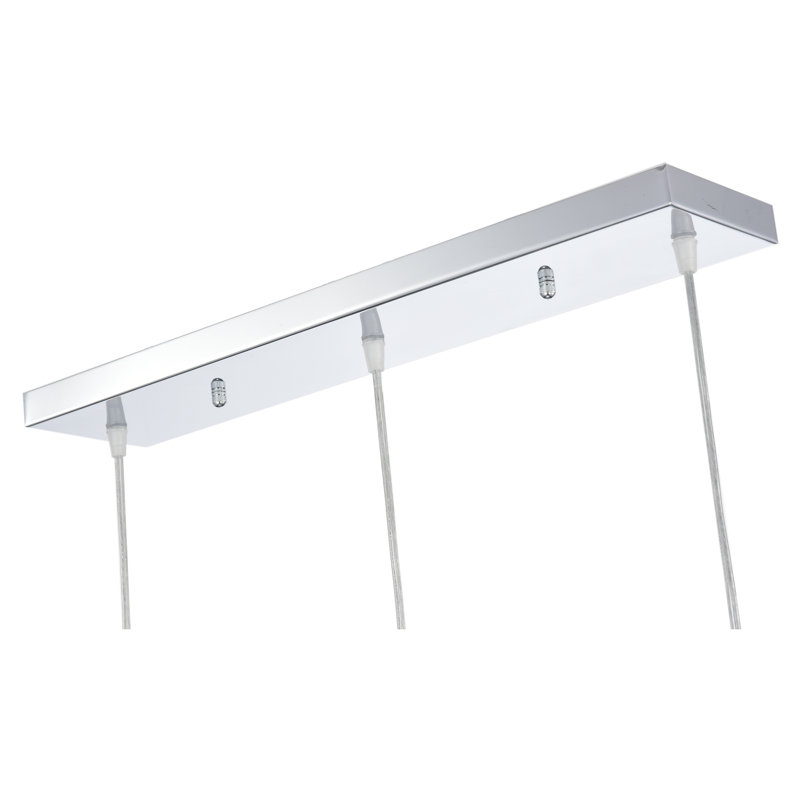 Orren Ellis Isabel 3 - Light Kitchen Island Cylinder Pendant with ...