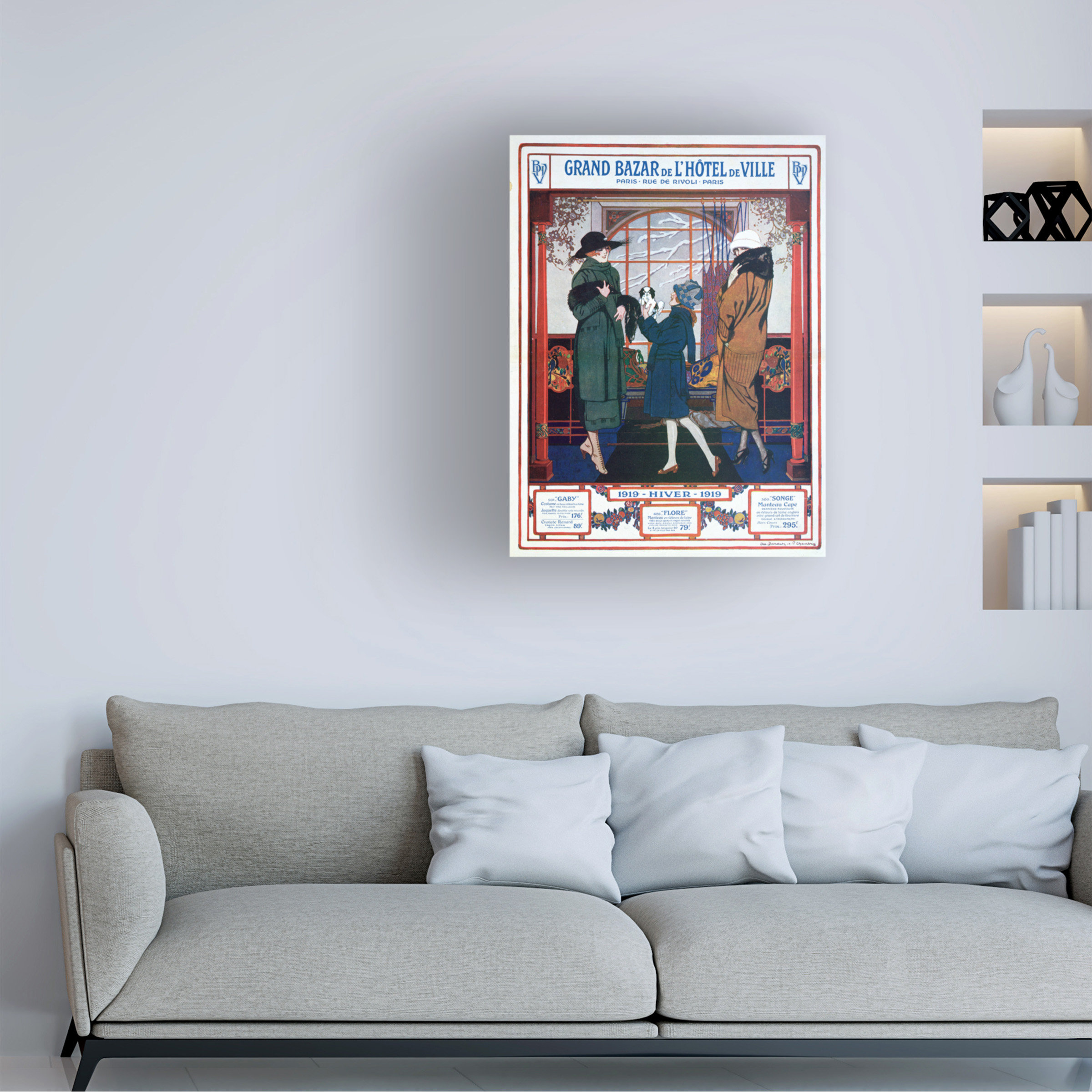 Winston Porter French School Grand Bazar De Lhotel De Ville, Winter ...