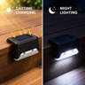 Aptoco Solar Powered Integrated LED Deck Light Pack Outdoor Waterproof ...