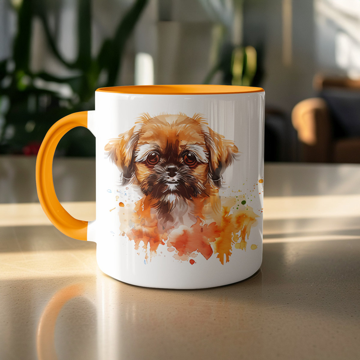 East Urban Home 11oz Watercolour German Shepherd Design Coffee Mug ...