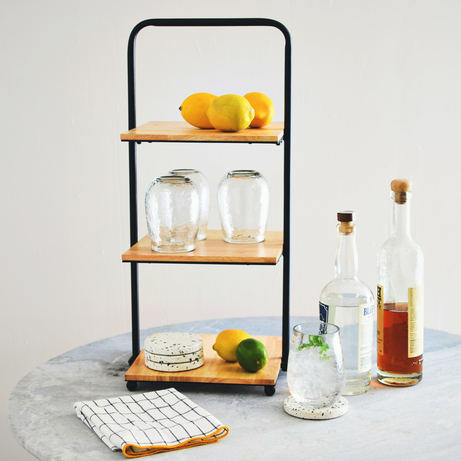 17 Stories Modern Decorative Tray with 3 shelves - Wayfair Canada
