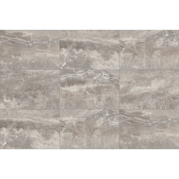 Stone & Tile Shoppe, Inc. Marble 24" x 48" Porcelain Marble Look Wall ...