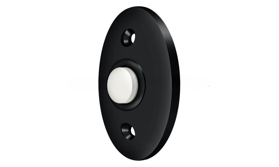 Deltana BBC20U19 Bell Button, Standard in Paint Black | Perigold