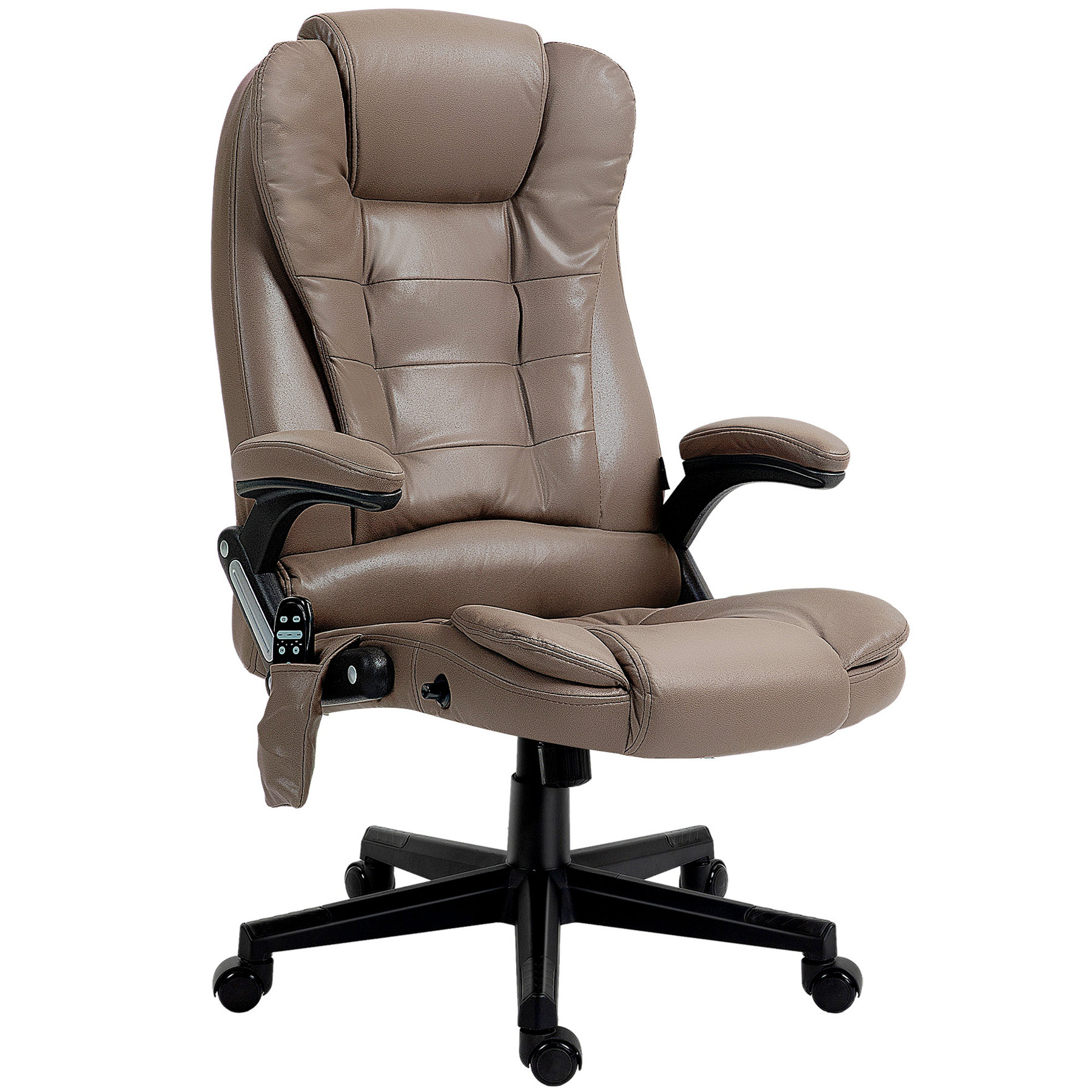Rosdorf Park Comfortable Reclining Office Chair With Heat And Padded ...