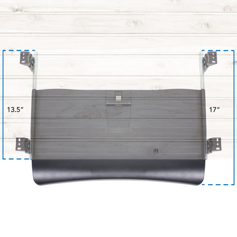 Mount-It! Keyboard Drawer Under Desk w/ Mouse Platform, Under-Counter ...