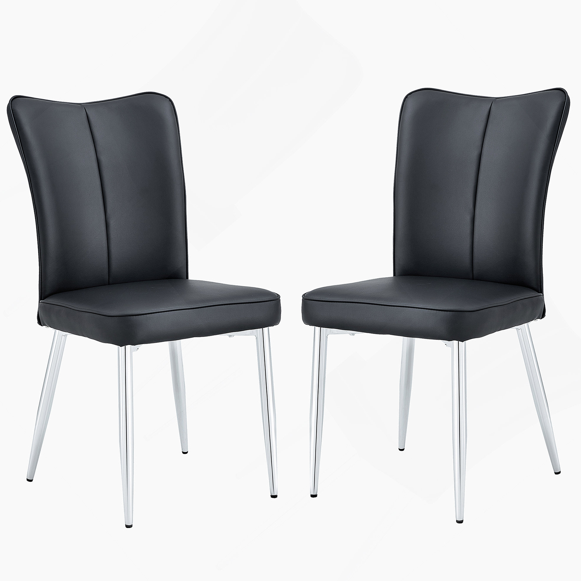 Wrought Studio™ Modern Minimalist Dining Chairs Set, Stylish And ...