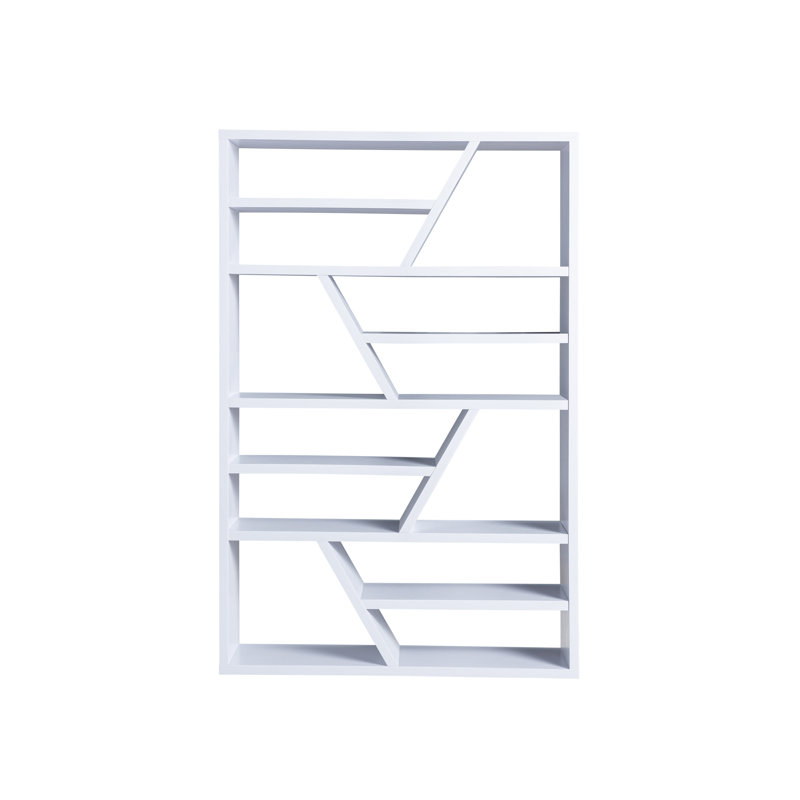 Mercury Row® Dailey Geometric Bookcase & Reviews | Wayfair
