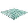 The Tile Life Eterna Penny 12"x12" Recycled Glass Mosaic Tile | Wayfair