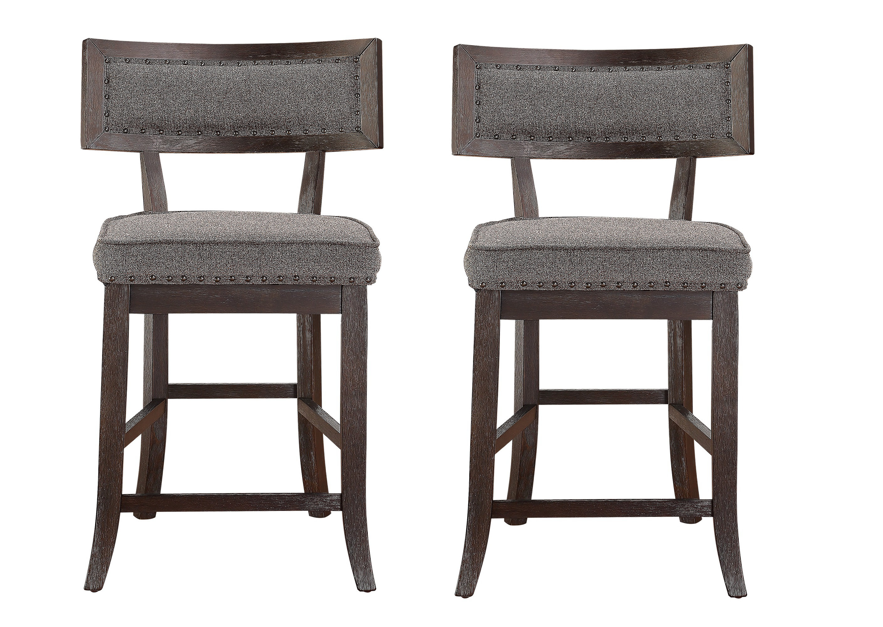 Red Barrel Studio Bracknell 37.5 In. Distressed Dark Cherry Low Back ...