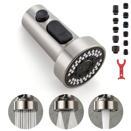 GAGALIFEKitchen Pull Down Faucet Head Replacement 3 Function Sprayer ...