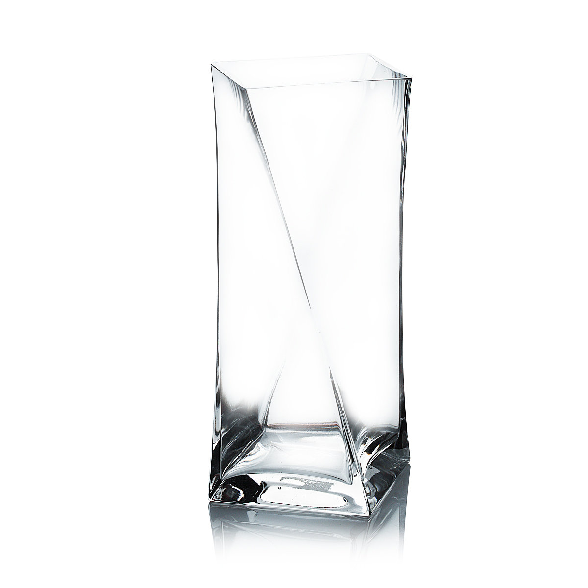 Wrought Studio™ Dulce Clear Glass Table Vase & Reviews | Wayfair