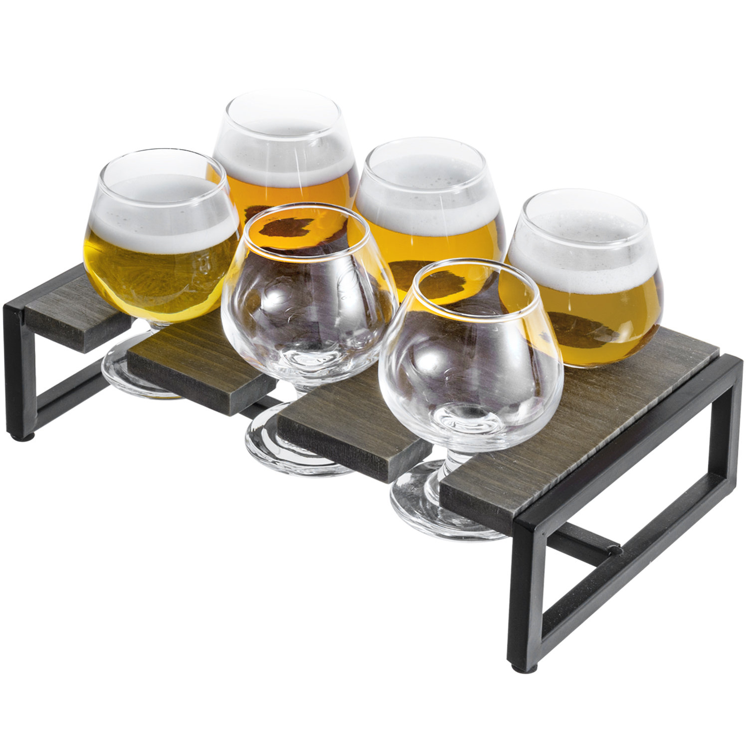 17 Stories Wine Glass Storage Holder Rack w/ Snifter Glass | Wayfair