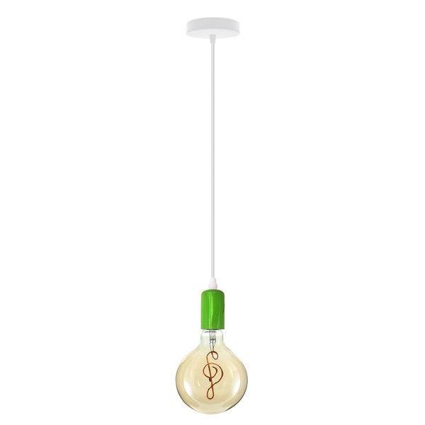 17 Stories Lovier 1 - Light Green Single Pendant | Wayfair.co.uk
