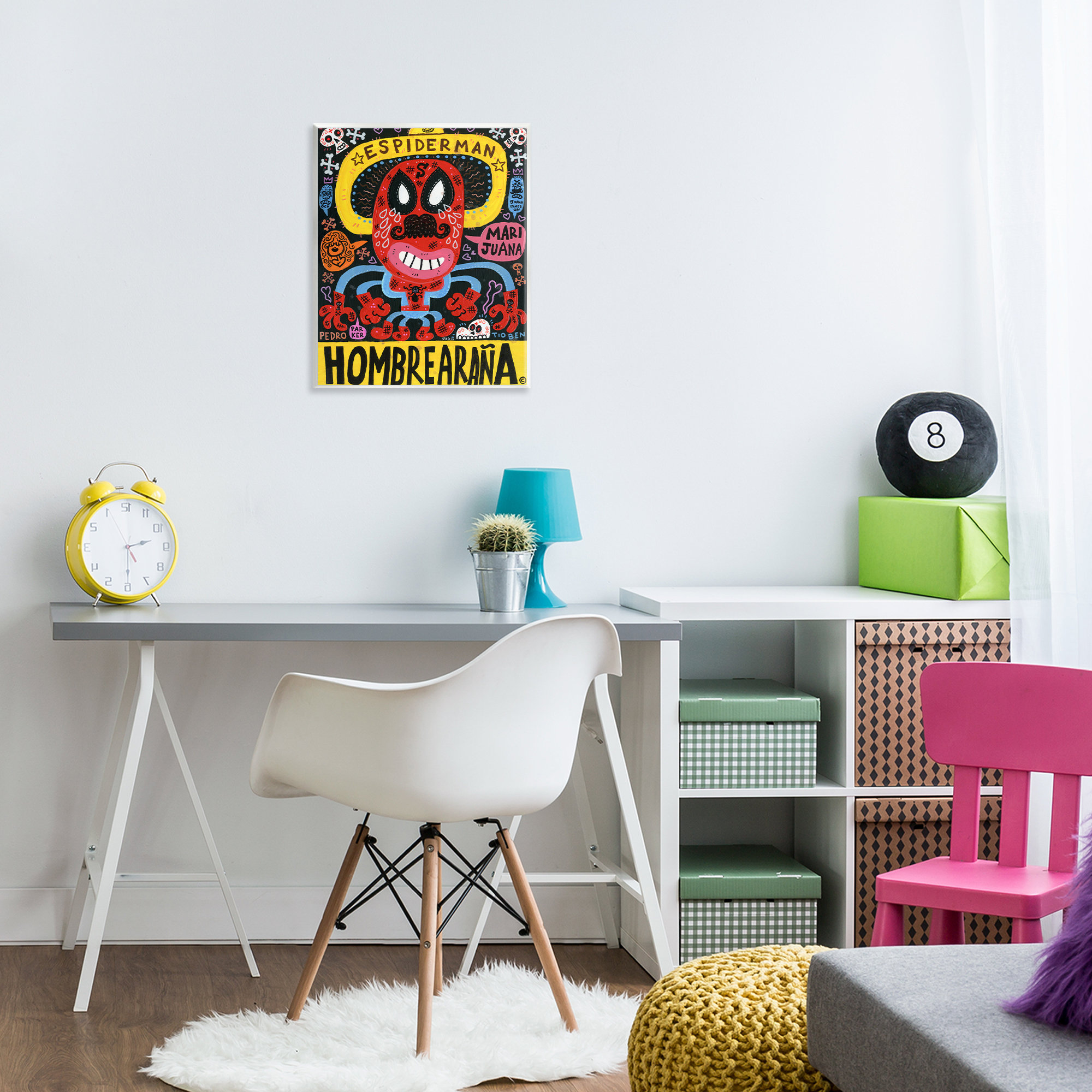 Ebern Designs Iconic Superhero Character Collage Wall Plaque, design by ...