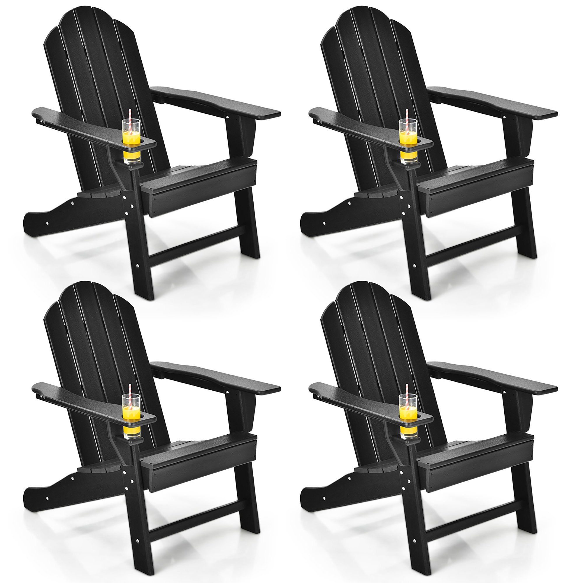Rosecliff Heights Emest Patio PE Adirondack Chair - Wayfair Canada