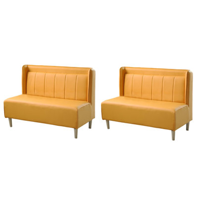 Canadian Linen Modern Simple Restaurant Dessert Shop Cafe Benches Faux ...