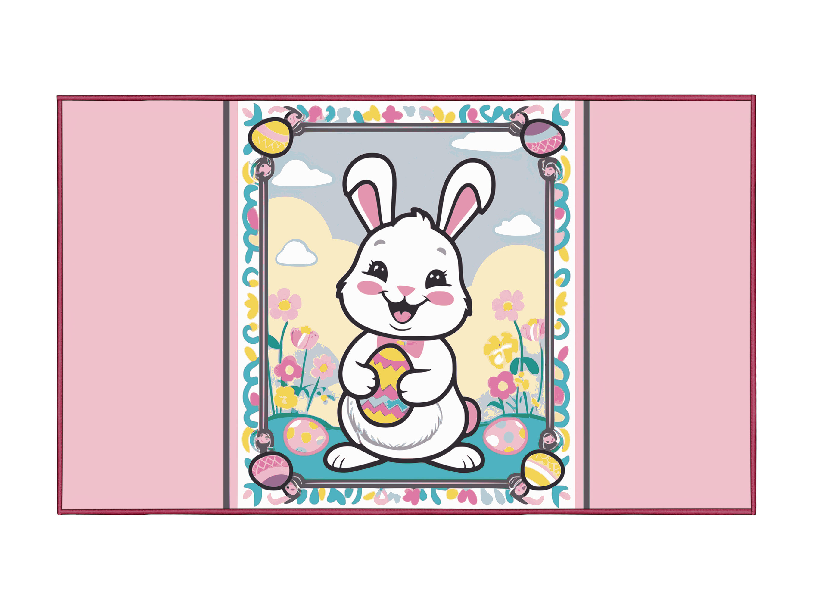 The Holiday Aisle® Easter Spring Holiday Rug | Wayfair