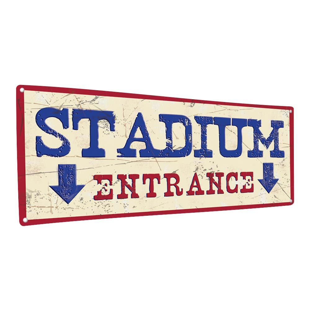 Highland Dunes Andolin Stadium Entrance Metal Sign | Wayfair