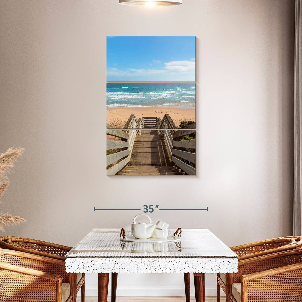 Ebern Designs Lilie Phillip Beach Staircase | Wayfair