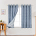 Wrought Studio Ombre Gradient Striped Jacquard Light Filtering Curtain ...