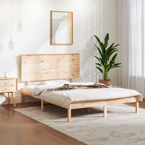 Brambly Cottage Bed Frame Solid Wood | Wayfair.co.uk