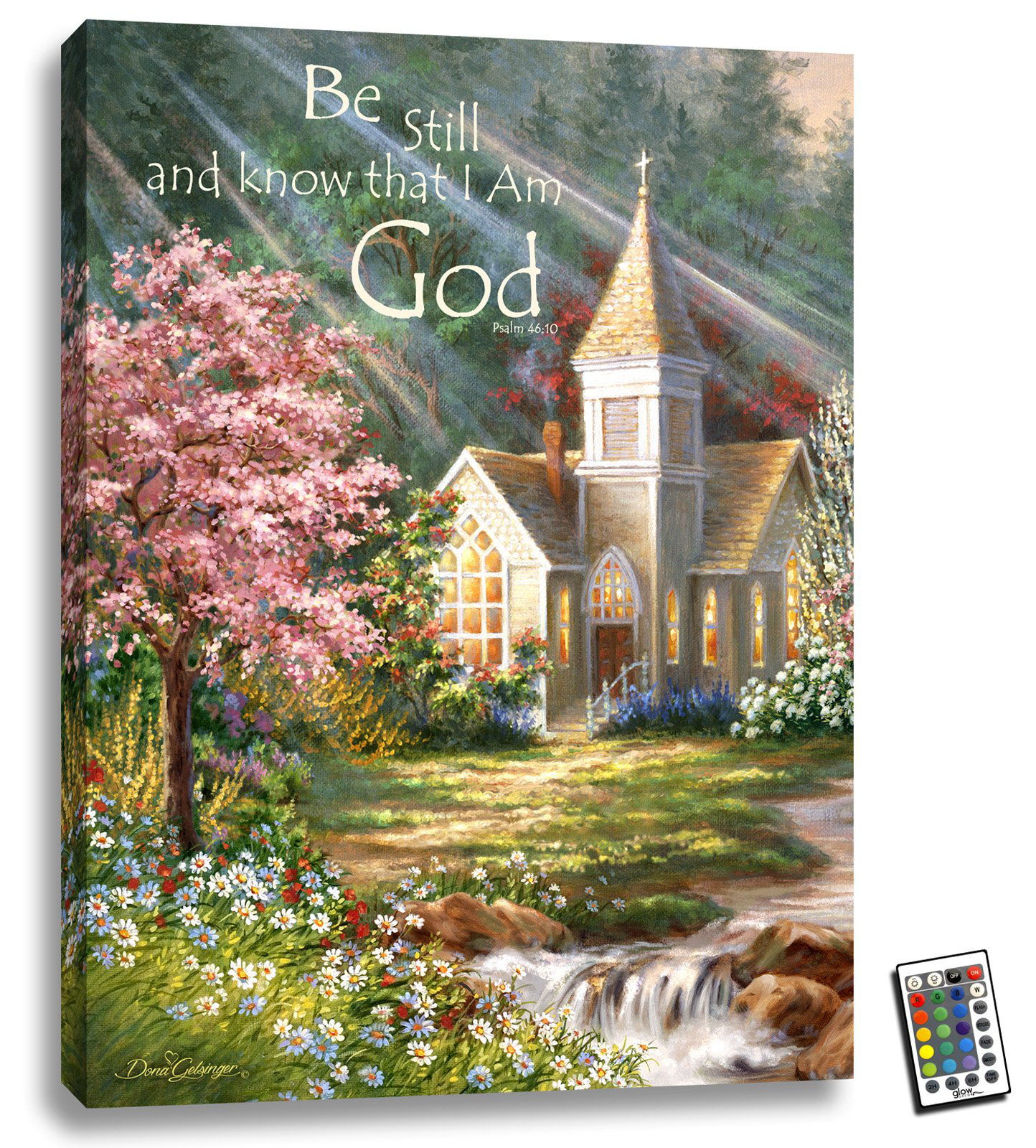 Red Barrel Studio® Be Still 18x24 Fully Illuminated ColorChange LED ...