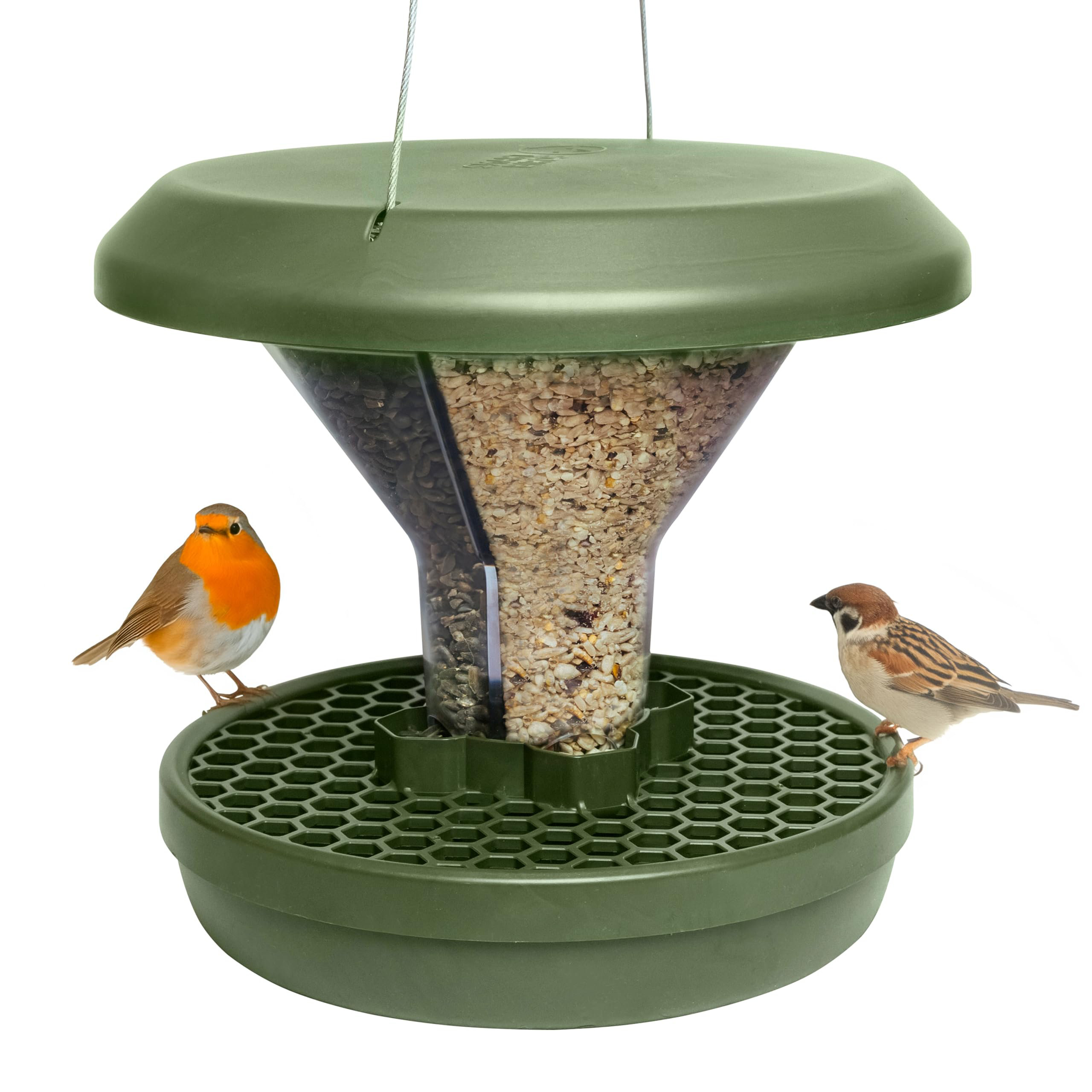 Hokku Designs Rat-Proof Bird Feeder - Uv Resistant, Easy-Refill, Waste ...