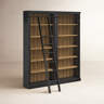 Birch Lane™ Lorna 94" H x 80" W Wood Library Bookcase & Reviews | Wayfair