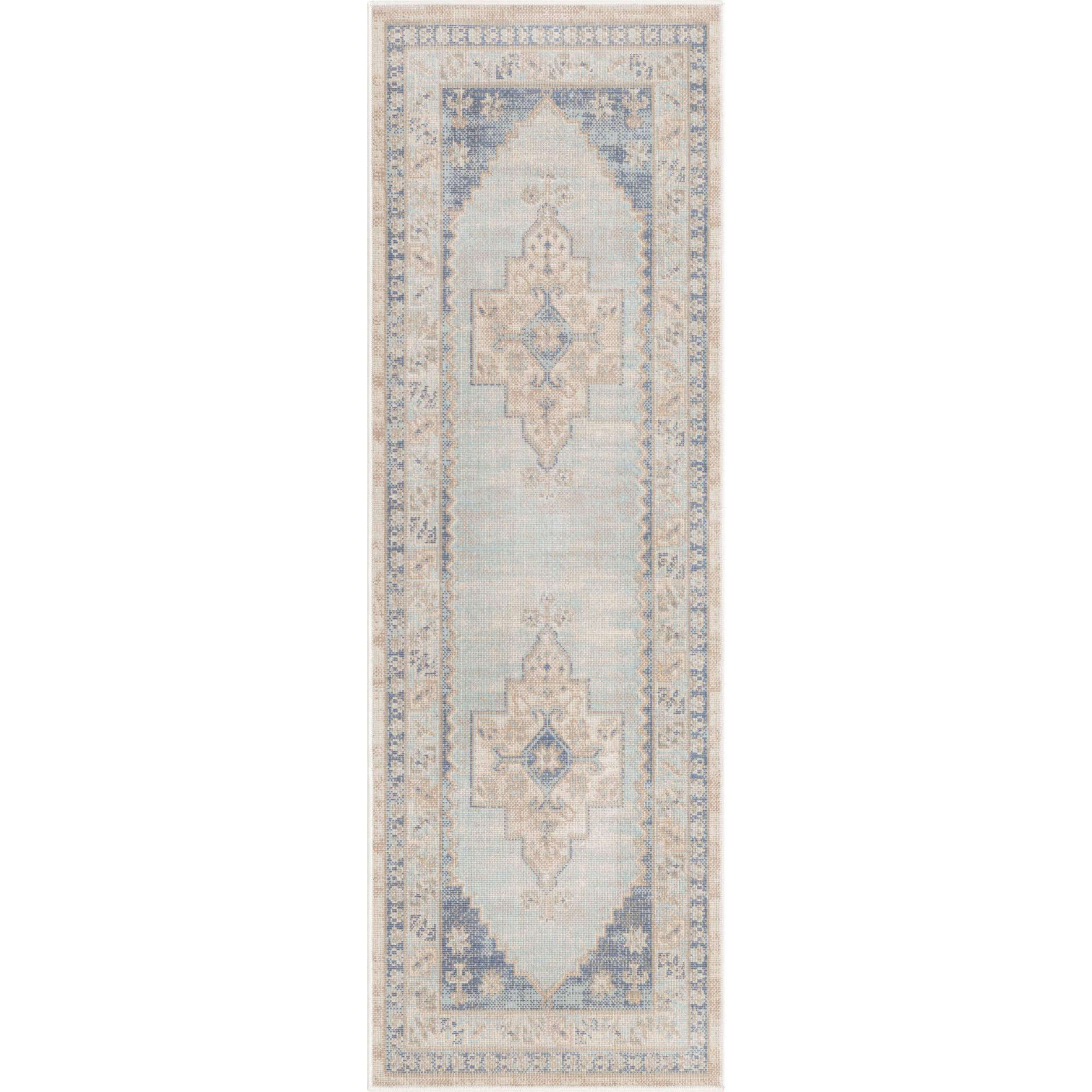 Bungalow Rose Traditional Matthei Area Rug Navy Color | Wayfair