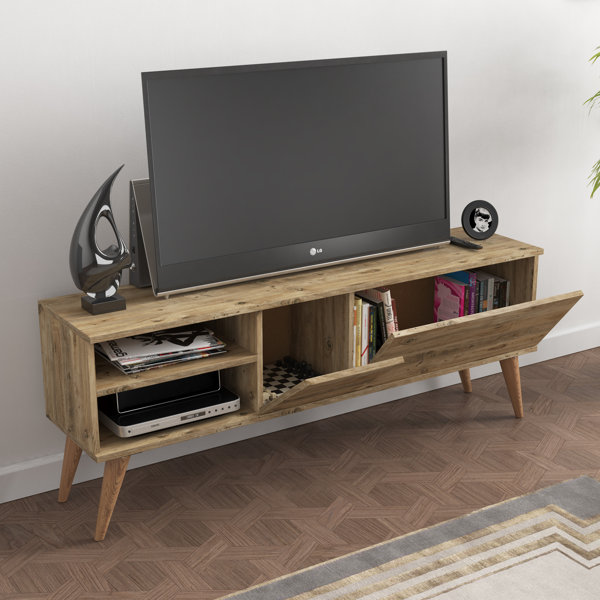 Corrigan Studio® Jaqual Mid-Century Modern TV Stand Up to 60" TVs Media ...