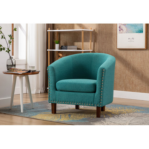 Round arm Accent Chairs You'll Love | Wayfair