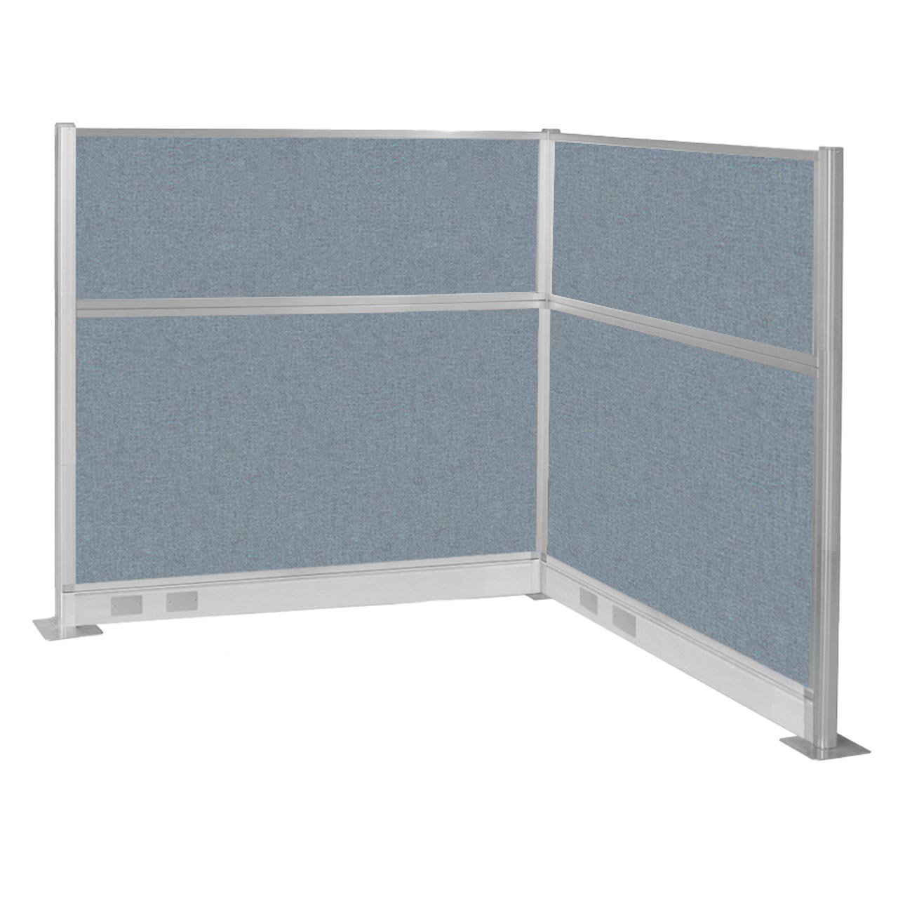 Versare Pre-Configured Hush Panel Electric Desk Partition | Wayfair