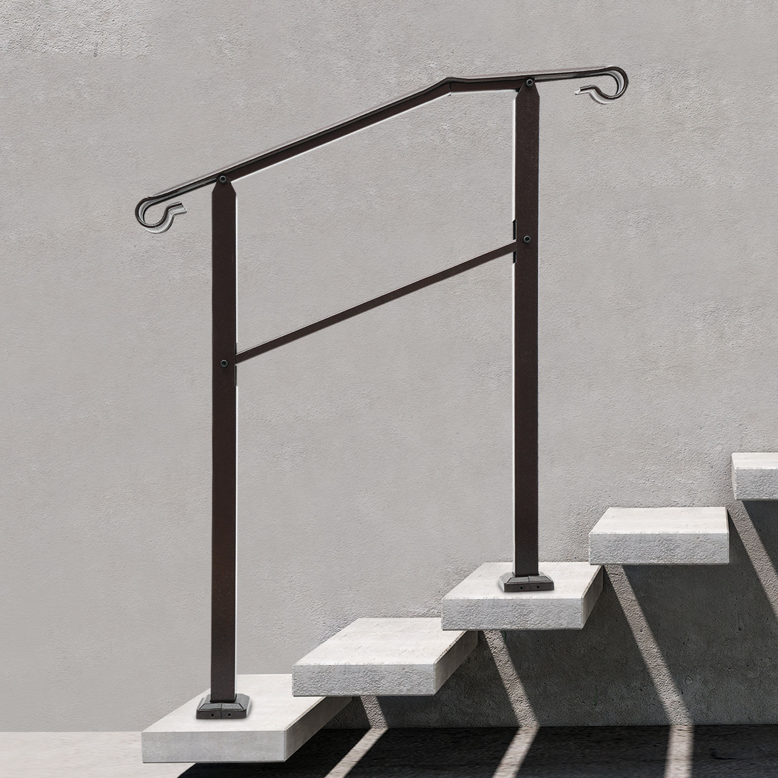 DENFER Staircase Handrail, 3-Step Handrail - Wayfair Canada