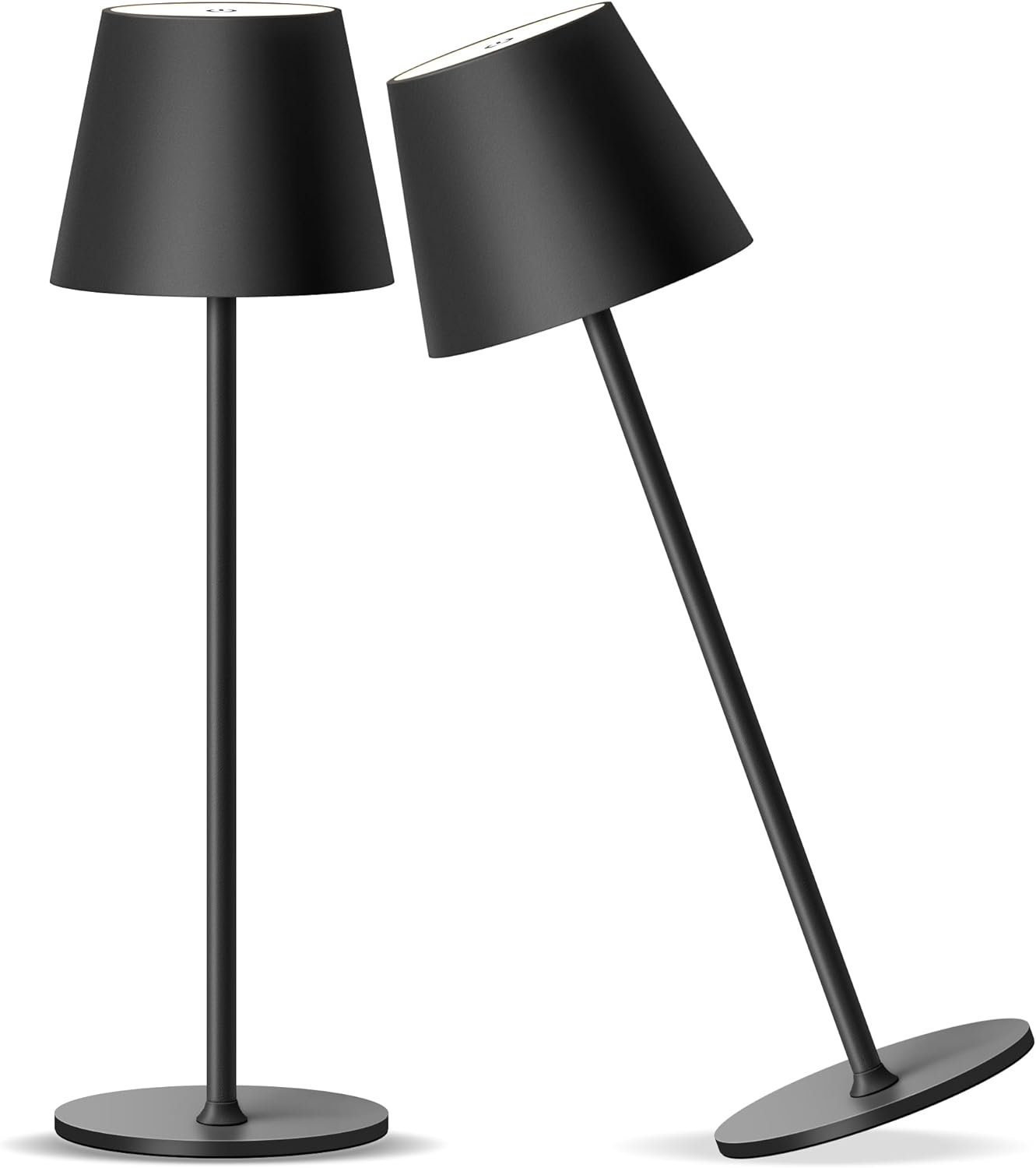 Latitude Run® Macallen 2 pack Cordless Rechargeable Table Lamp 5000mAh ...
