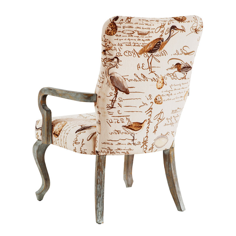One Allium Way® Adhafera Goose Neck Arm Chair | Wayfair
