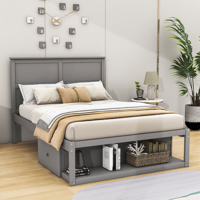 Red Barrel Studio® Full / Double Storage Platform Bed | Wayfair