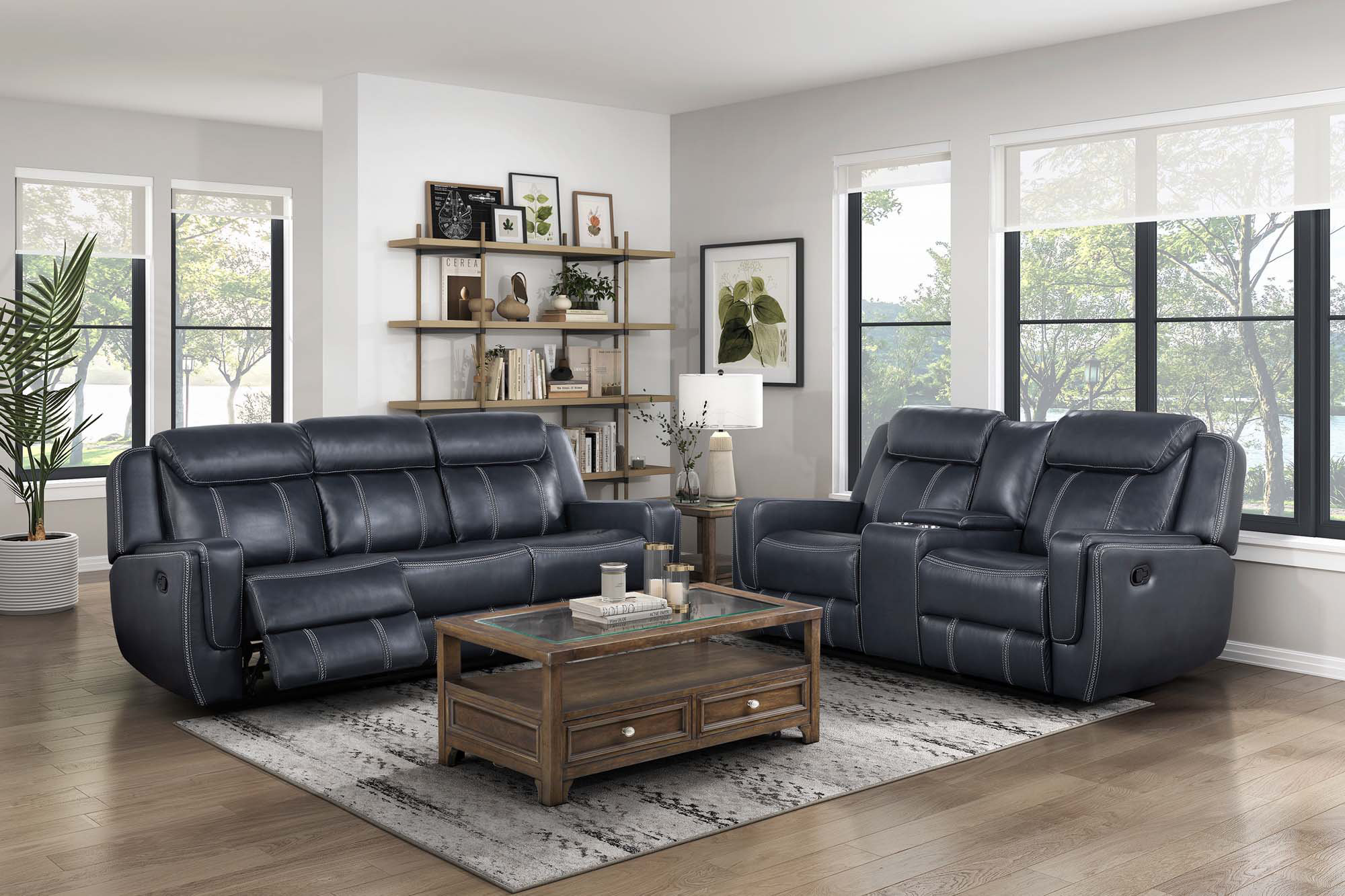 Latitude Run® Living Room Furniture Reclining Sofa Set | Wayfair