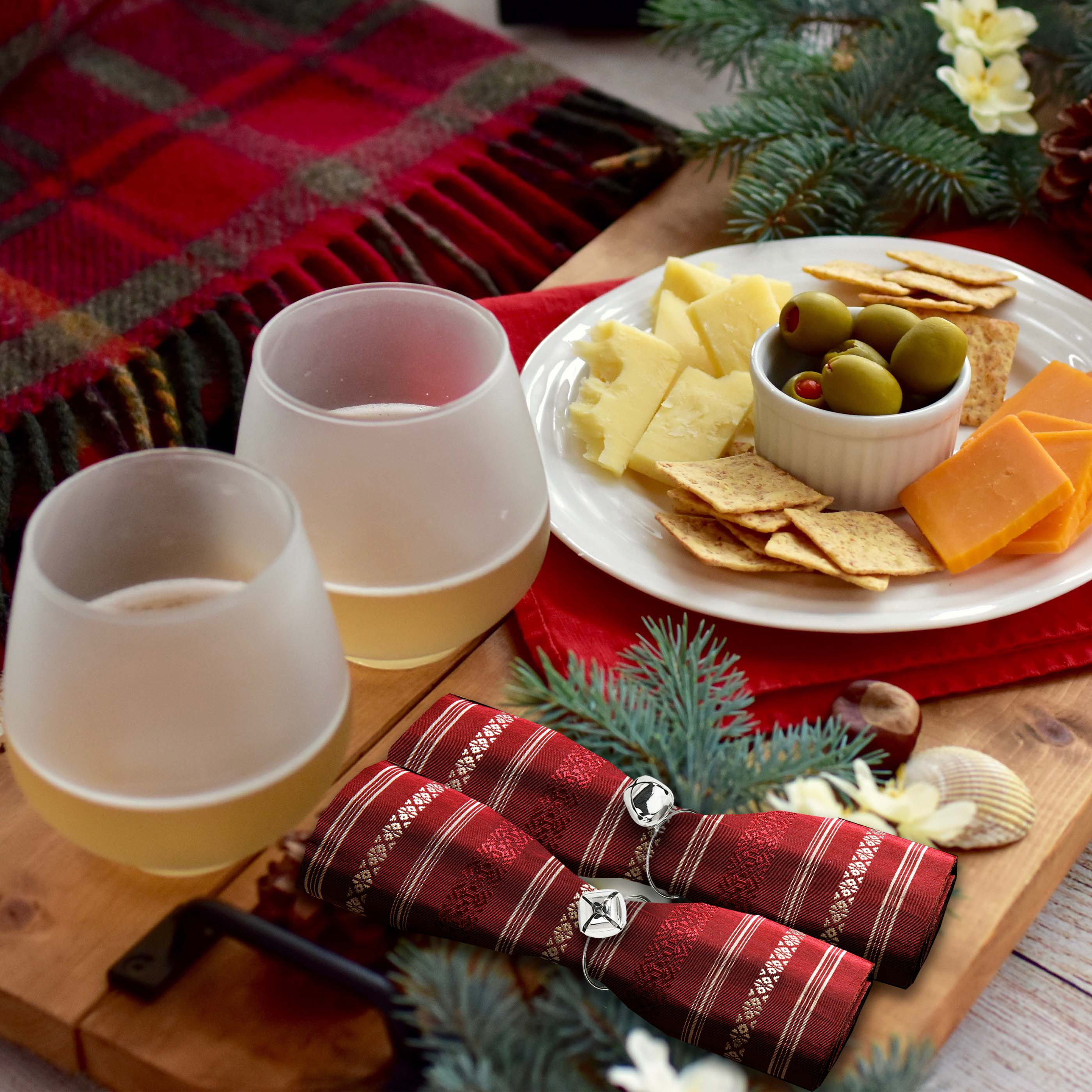 The Holiday Aisle® Set of 4 Jingle Bell Napkin Rings | Wayfair