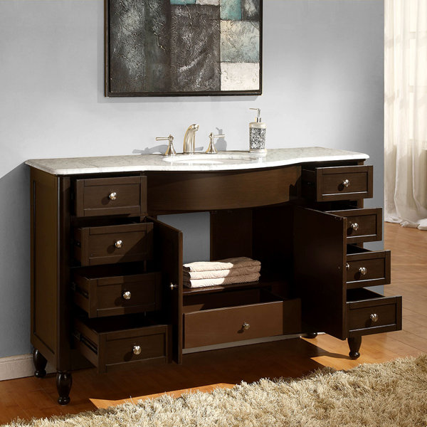Darby Home Co Davian 58'' Free Standing Single Bathroom Vanity with ...