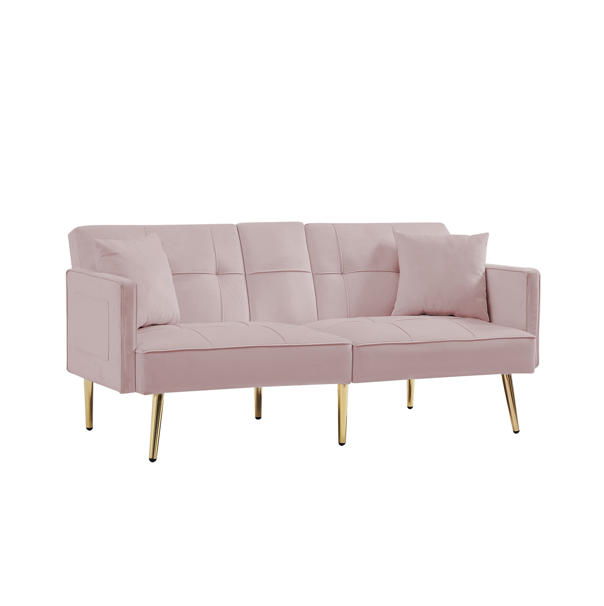 Mercer41 Velvet Sofa Bed Modern simplicity: Versatile Sleeper sofa bed | Wayfair
