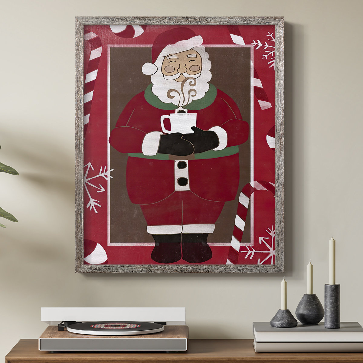 Ophelia & Co. Cozy Cocoa Christmas Collection B Framed Print - Solid ...