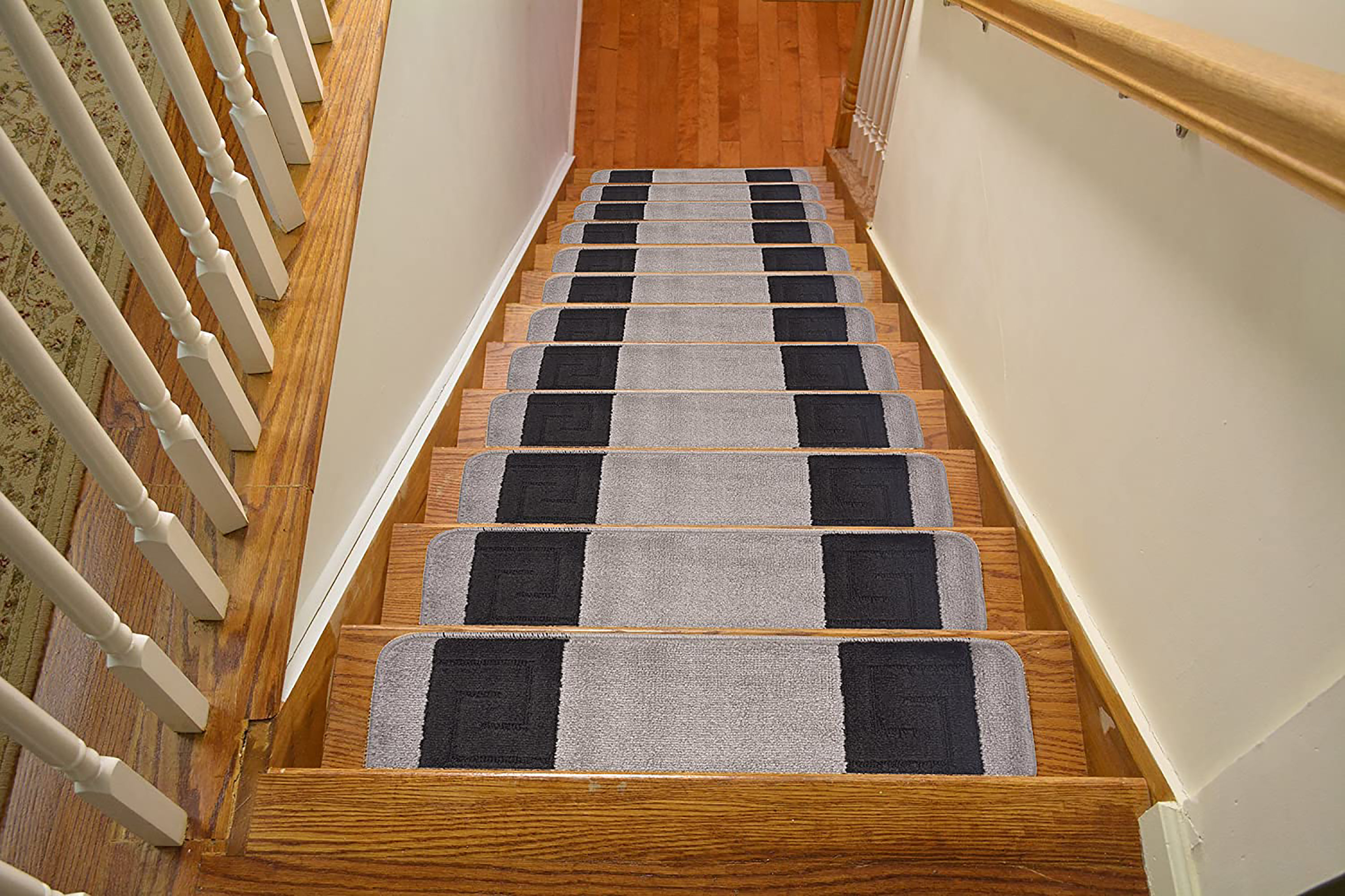 Red Barrel Studio Soft Meander Greek Key Stair Tread & Reviews ...